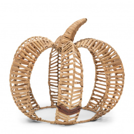 Rustic Rattan decoration pumpkin L | Rivièra Maison